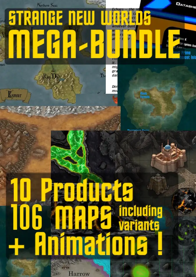 Strange New Worlds – Maps Mega-Bundle [BUNDLE] - Danger Vault | Strange ...