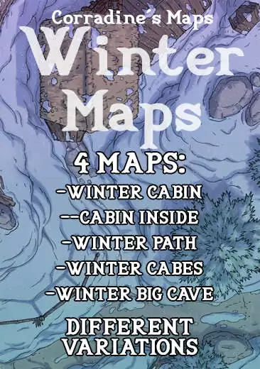 Winter Maps - Corradine´s Maps | DriveThruRPG