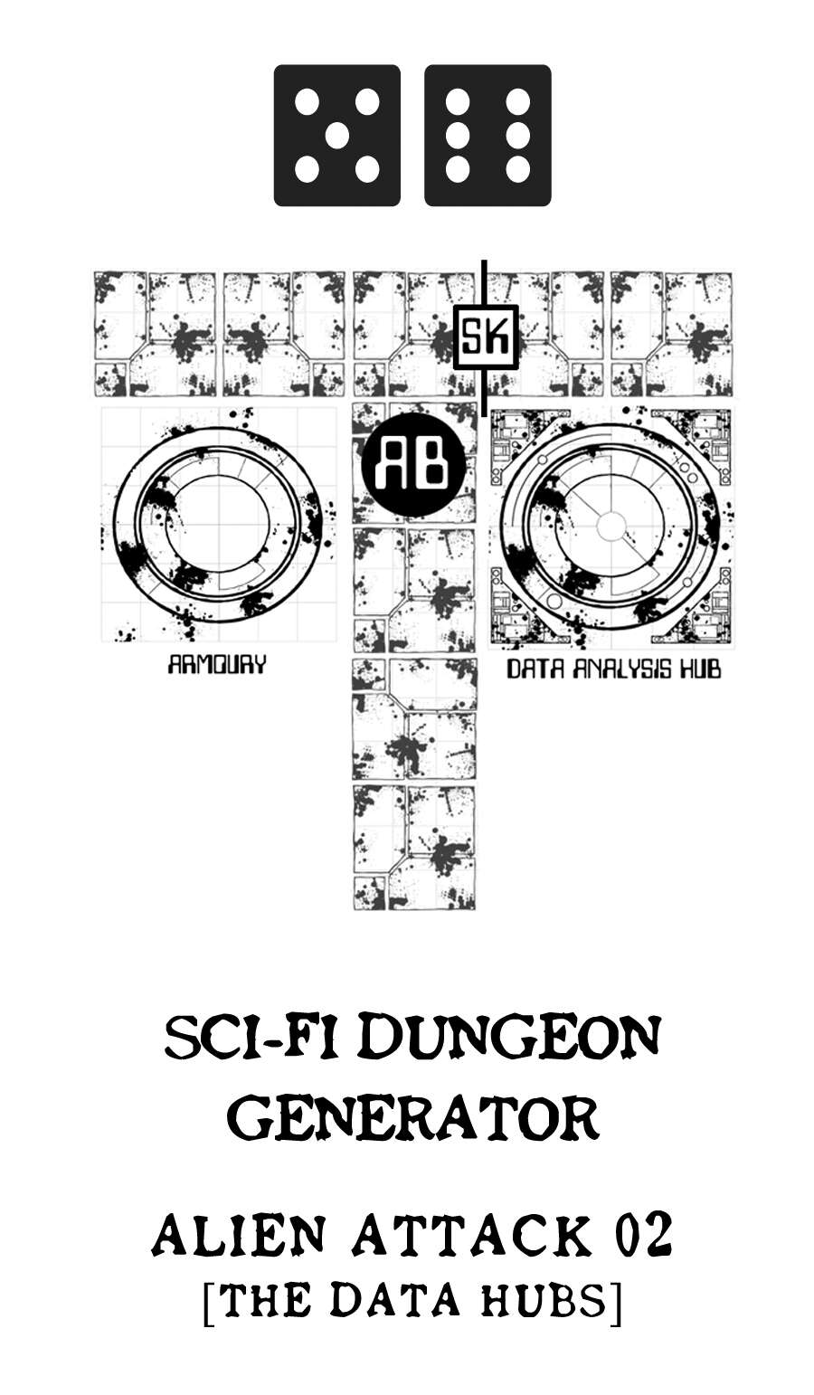 Dungeon Generator: Sci-Fi Corridors: Alien Attack #2 [The Data Hubs] - The Black Fortress ...