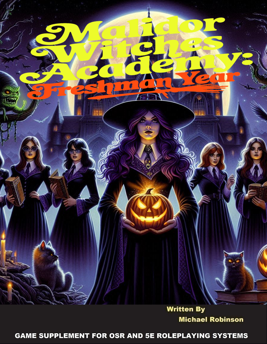 Malidor Witches Academy - Freshman Year - Rutibex | DriveThruRPG