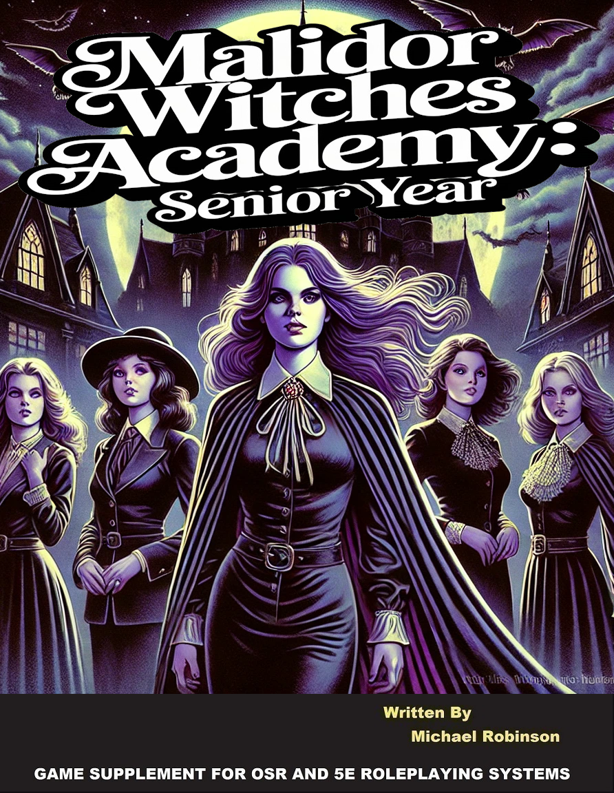 Malidor Witches Academy - Senior Year - Rutibex | DriveThruRPG