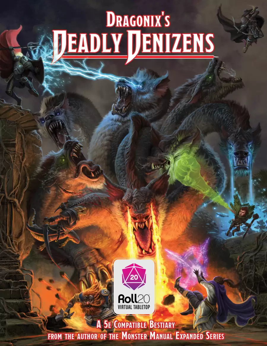Dragonix's Deadly Denizens I | Roll20 VTT Compendium - Dragonix Books | DriveThruRPG