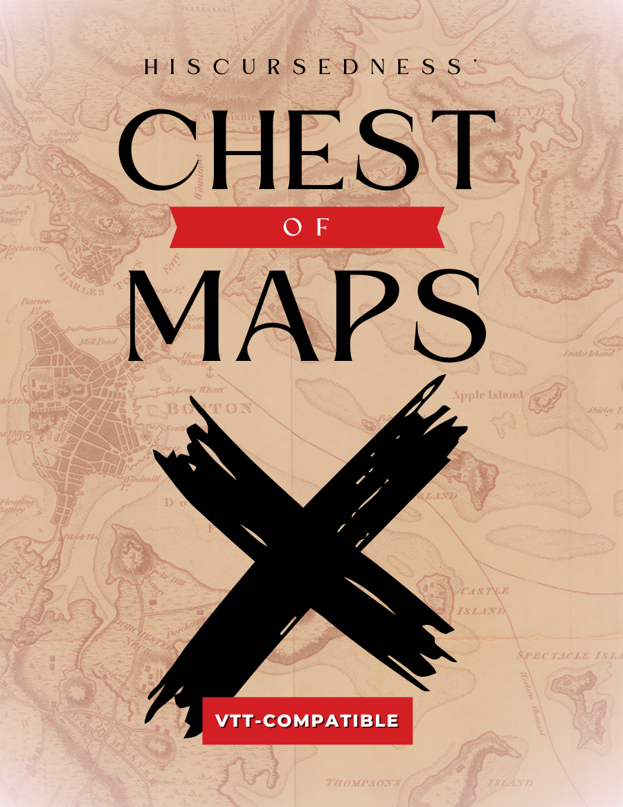 Chest of Maps! [BUNDLE] - HisCursedness | DriveThruRPG