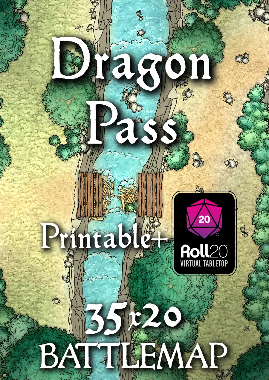 Dragon Pass Battlemap [BUNDLE] - HisCursedness | Maps | DriveThruRPG