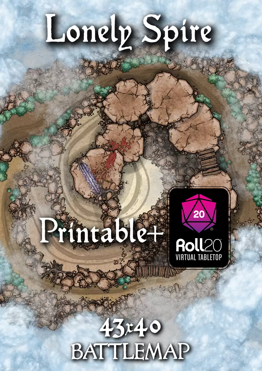 Lonely Spire Battlemap [BUNDLE] - HisCursedness | Maps | DriveThruRPG