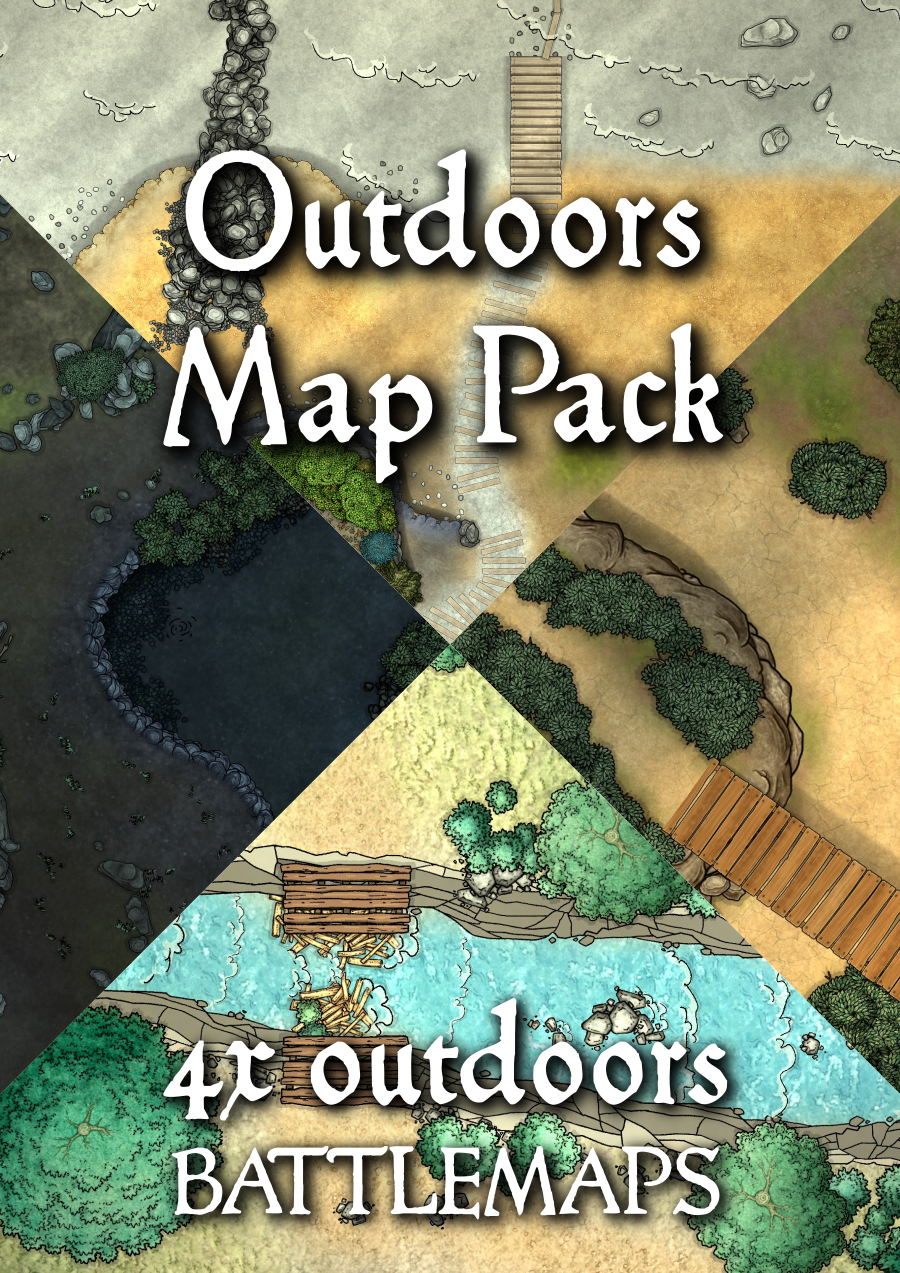 Outdoor Map Pack [BUNDLE] - HisCursedness | Maps | DriveThruRPG