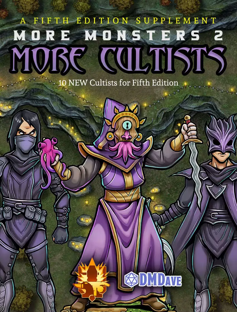 More Monsters 2: More Cultists! - dmdave | DriveThruRPG