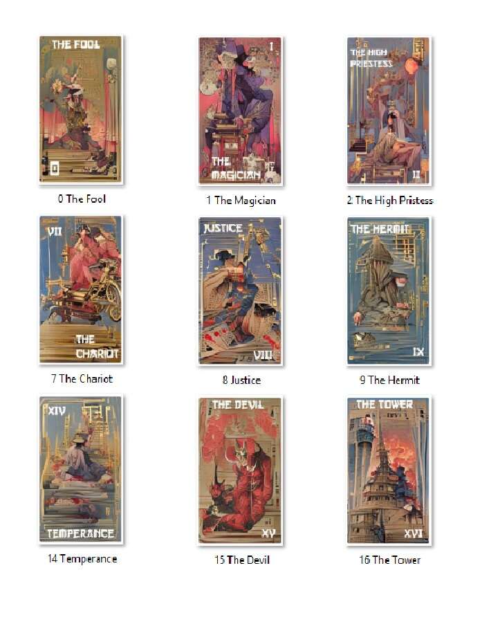Japanese tarot - Agencia Especial | DriveThruRPG