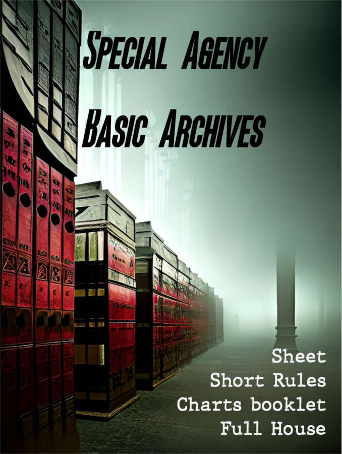 Basic Files [BUNDLE] - Agencia Especial | Rulebooks | DriveThruRPG