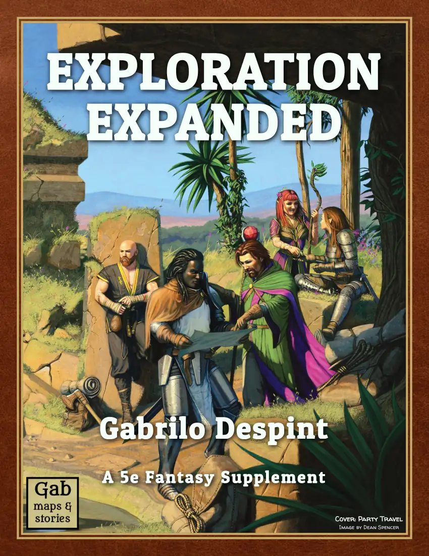 Exploration Expanded [BUNDLE] - Gabrilo Despint | Homebrews | DriveThruRPG