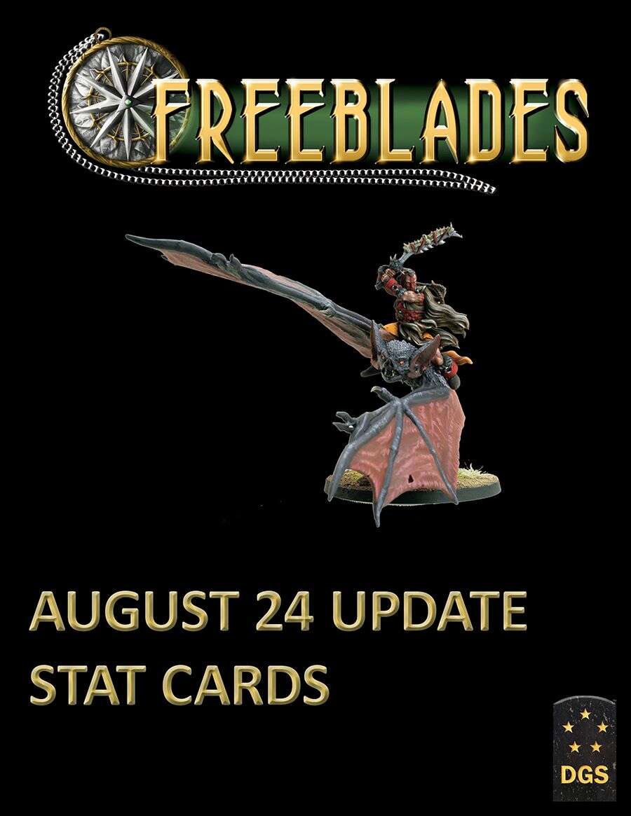 Freeblades AUG24 Update Pack Model Stat Cards - DGS Games | DriveThruRPG