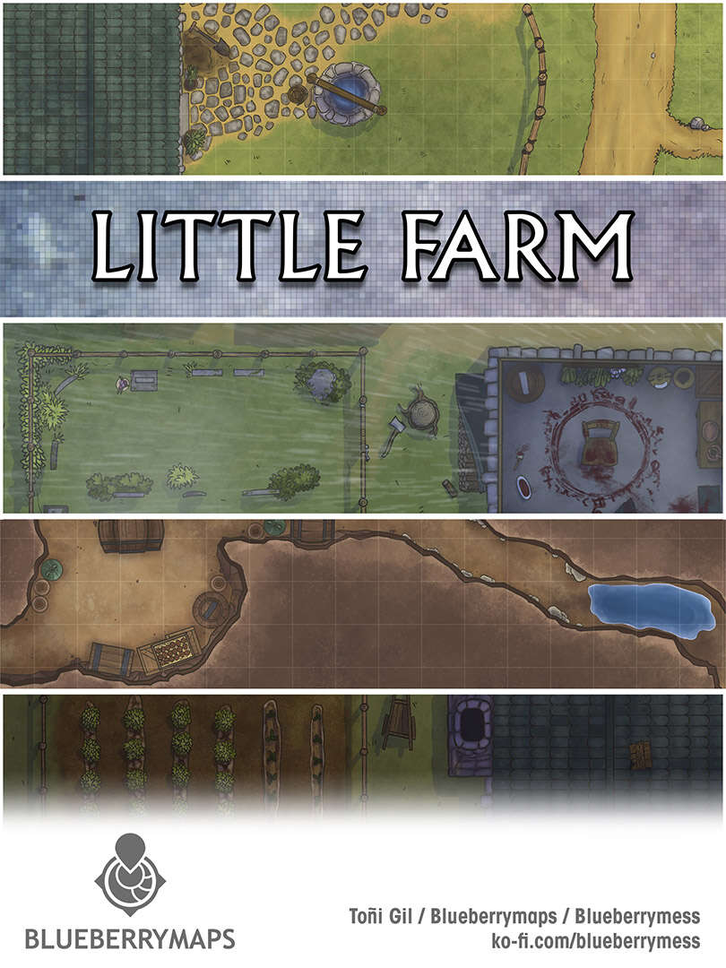 Little Farm - Blueberrymaps | DriveThruRPG