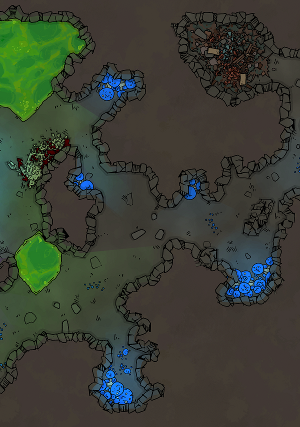 Down the Trash - TurtleFox Games | Maps | DriveThruRPG