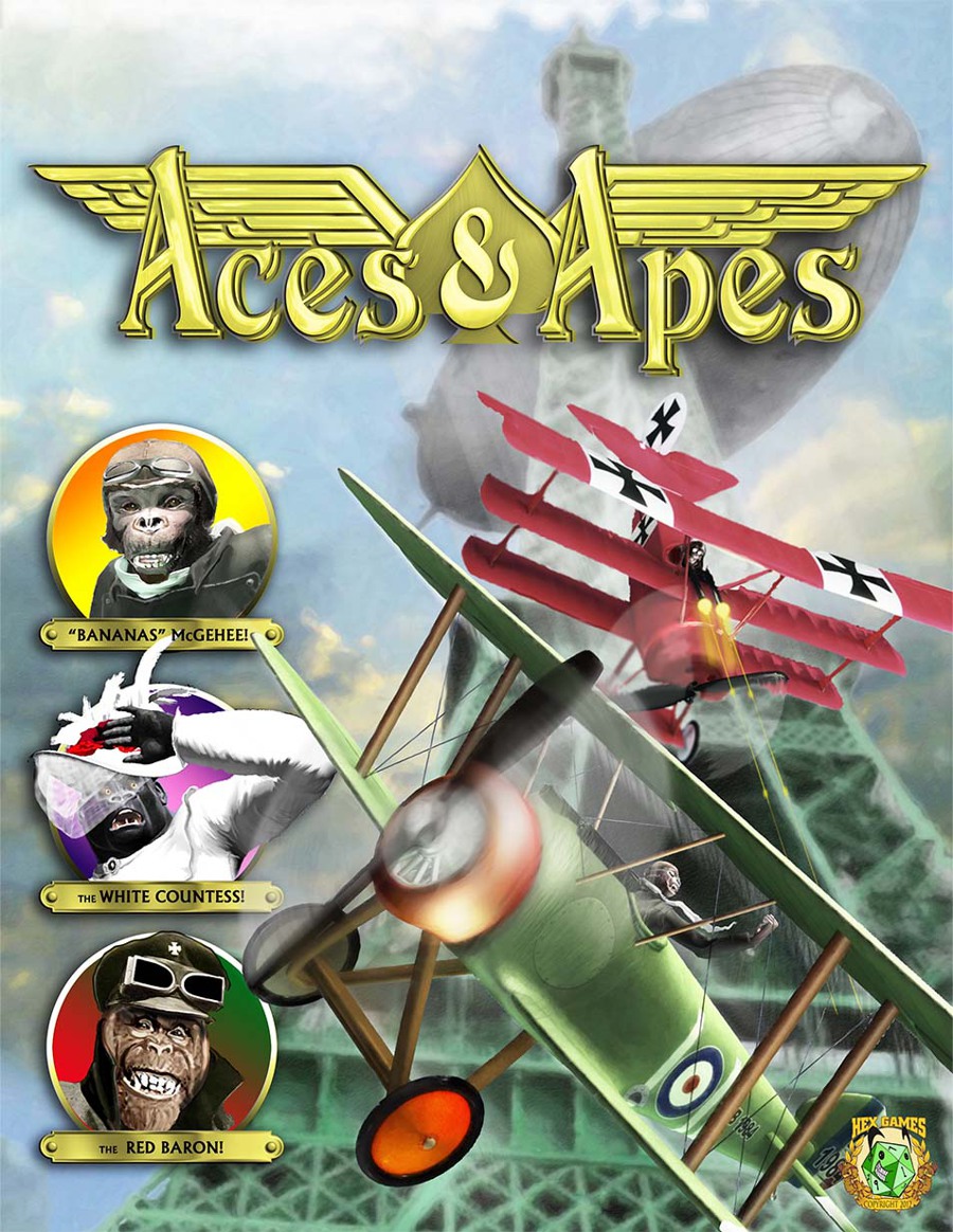 Aces & Apes - Hex Games | QAGS | DriveThruRPG