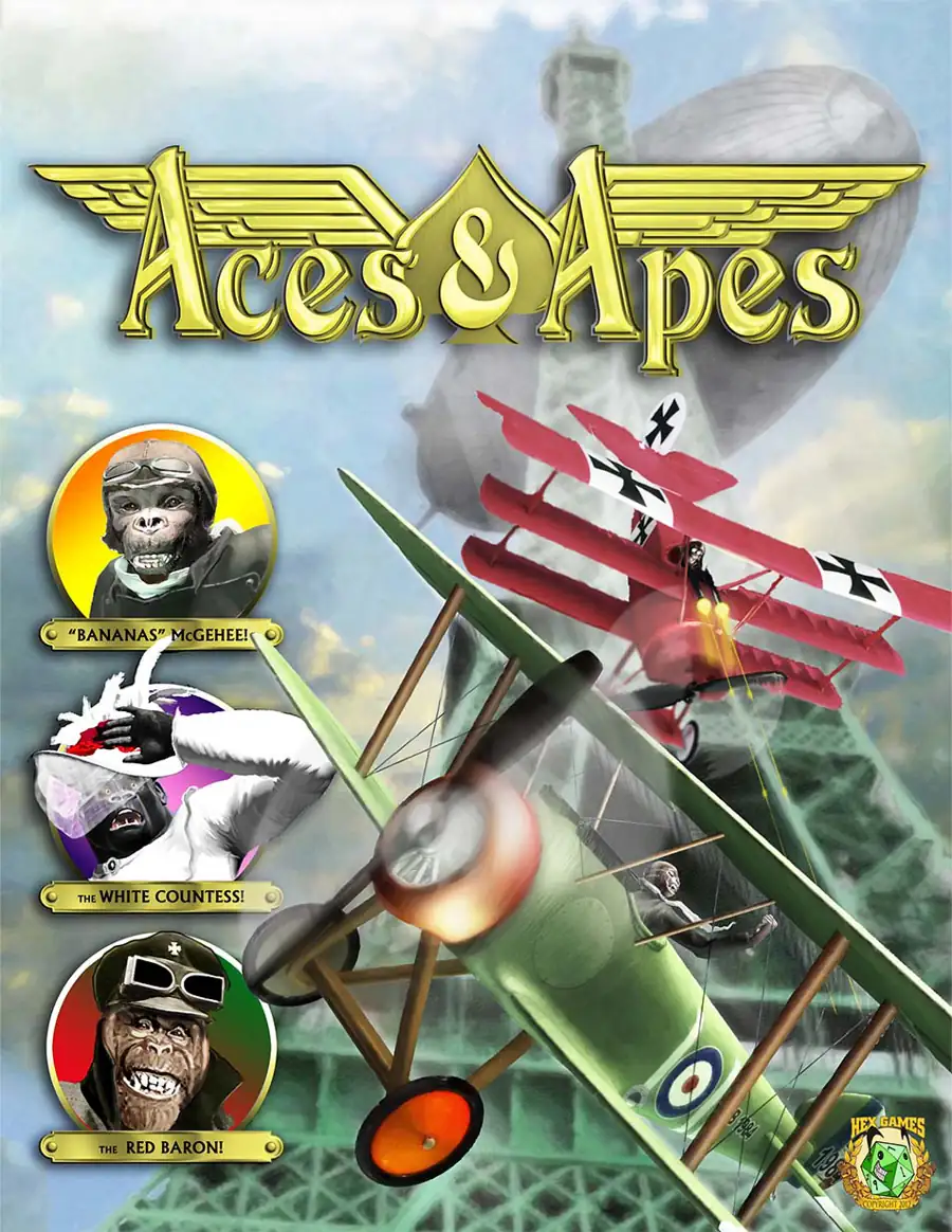 Aces & Apes - Hex Games | QAGS | DriveThruRPG