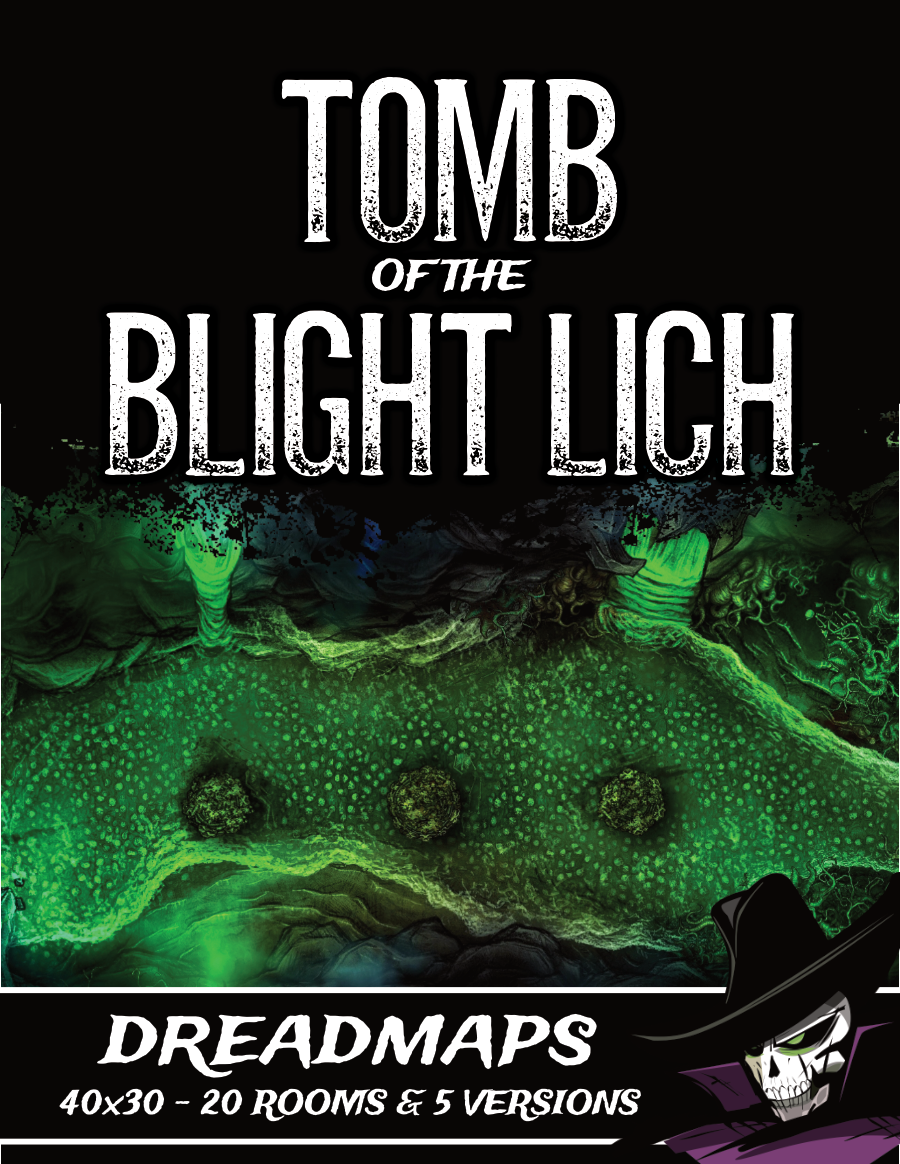 Tomb of the Blight Lich - Overgrown Corrupted Dungeon (Roll20 ...