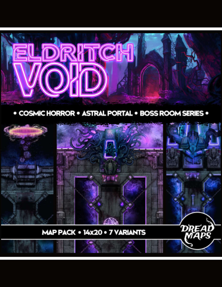 Eldritch Void Cthulhu Altar Portal (Roll20) - Dreadmaps | Caves ...