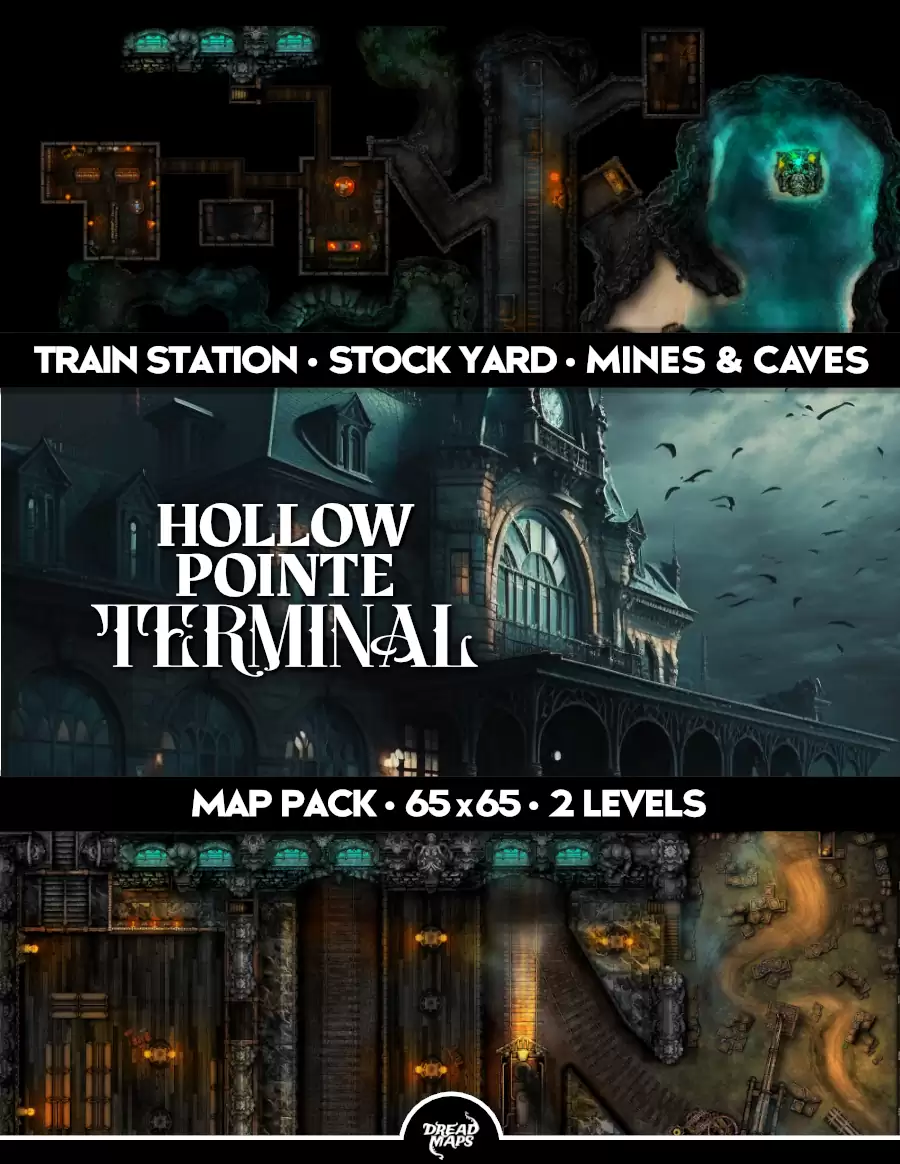 Hollow Pointe Terminal - Train Station, Underground Rivers, and Caves ...