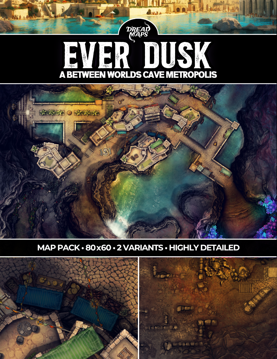 EverDusk Underground Metropolis and Ruin - Dreadmaps | Caves & Dungeons ...