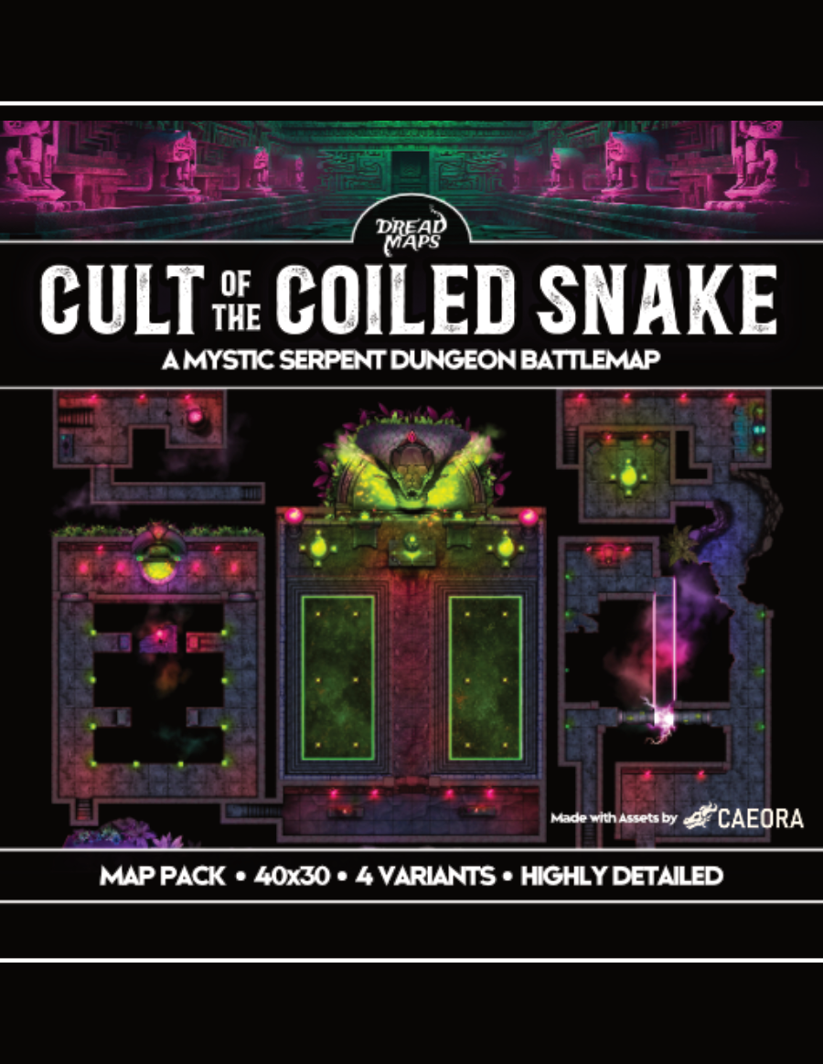 Cult of the Coiled Snake - Serpent Aztec Ritual Dungeon with BBEG Boss ...