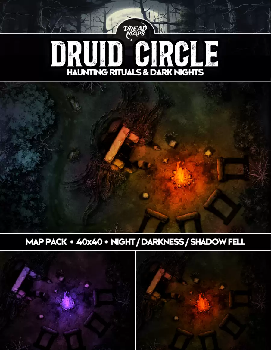 Druid Circle - Haunting Rituals and Dark Nights - Dreadmaps ...