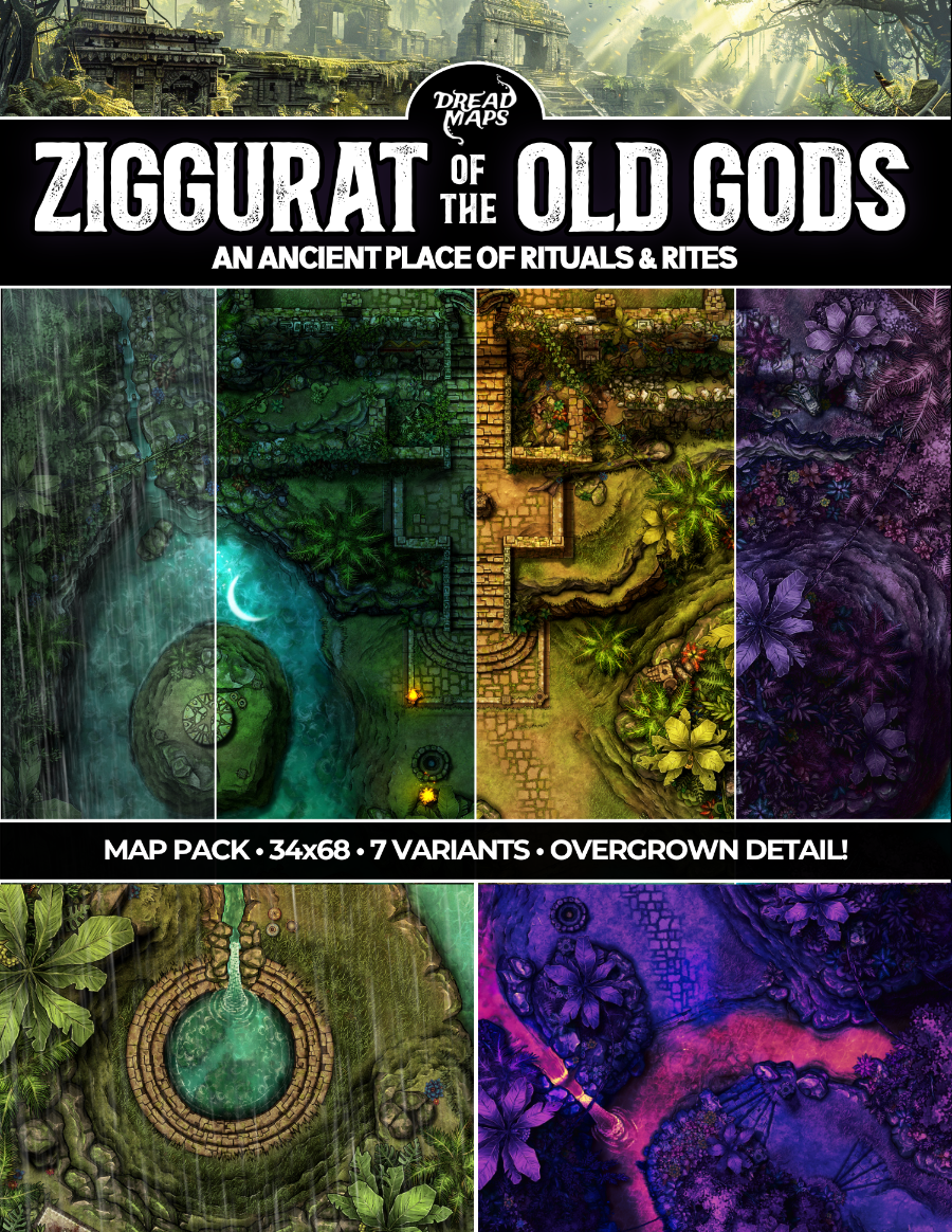 Ziggurat of the Old Gods - A Jungle Pyramid and Tribe Village with ...
