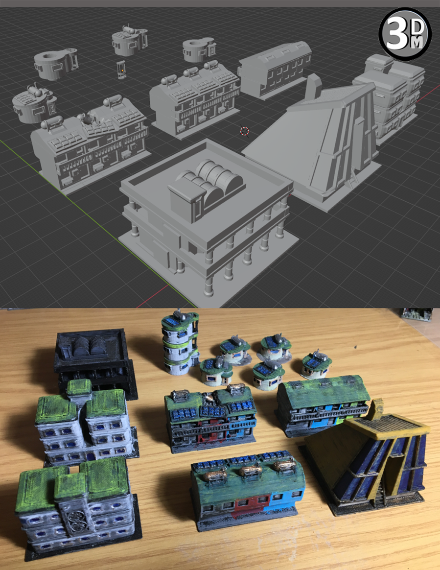 BattleChest Bundle S04 - Domestic - 3Dminis | DriveThruRPG