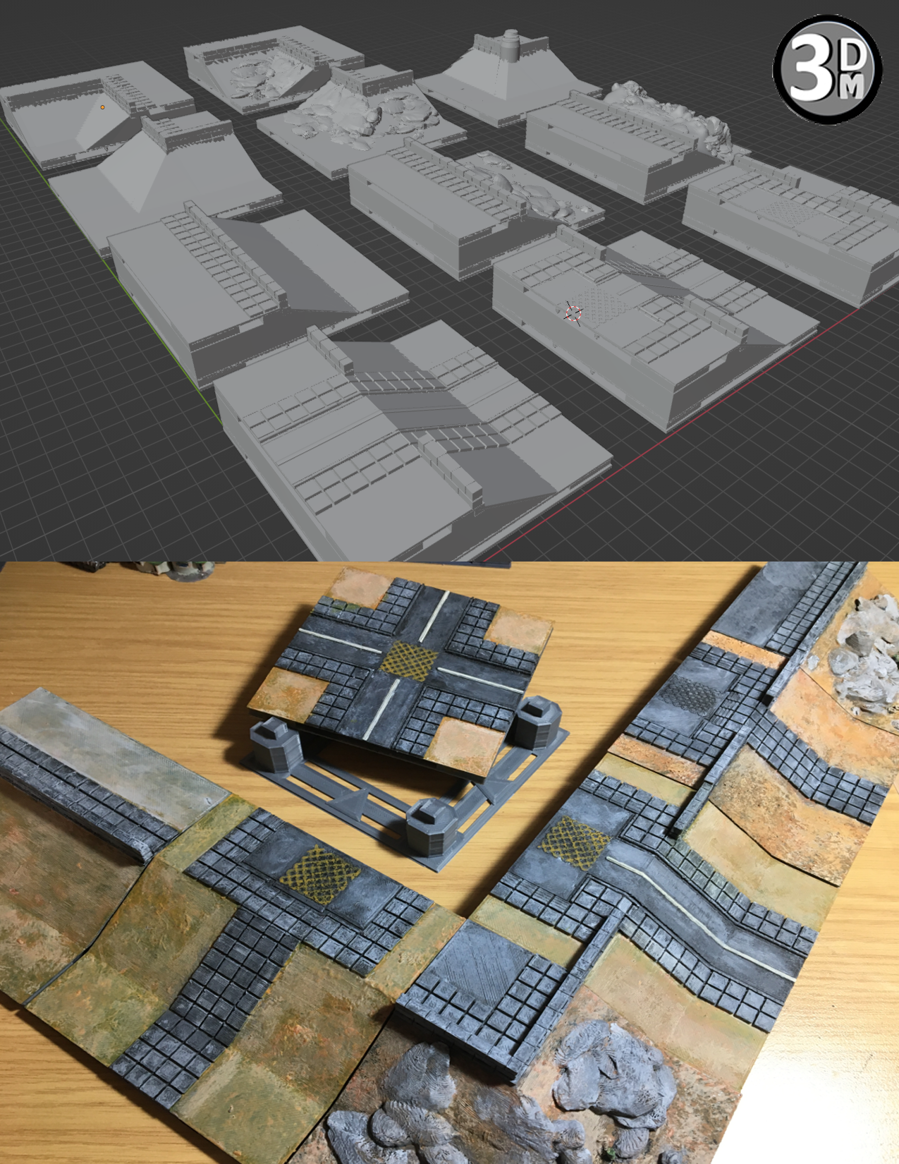 BattleChest Bundle T05 - Ramp/level changer - 3Dminis | DriveThruRPG