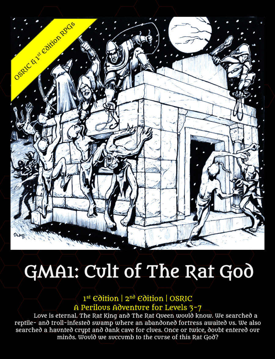 GMA1: Cult of The Rat God | OSRIC & 1st Edition RPGs - Celestial ...