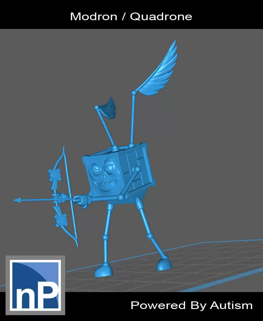 Modron / Quadrone [STL] - nonPareil | DriveThruRPG