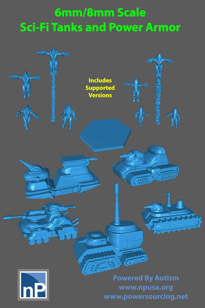 Battletech Tanks and Power Armor (6mm/8mm) - nonPareil | DriveThruRPG