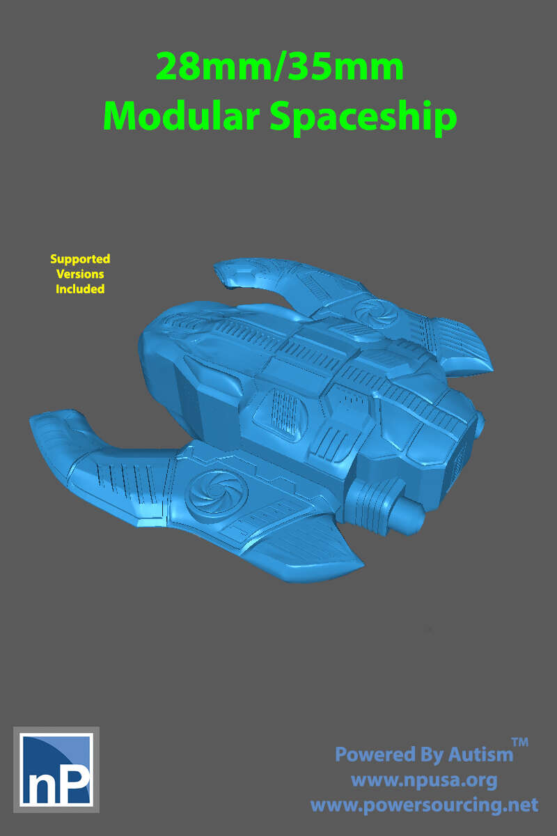 Modular Spaceship for Tabletop Wargames - nonPareil | DriveThruRPG