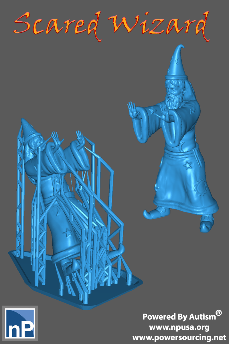 Fantasy Adventurer - Scared Wizard - nonPareil | DriveThruRPG