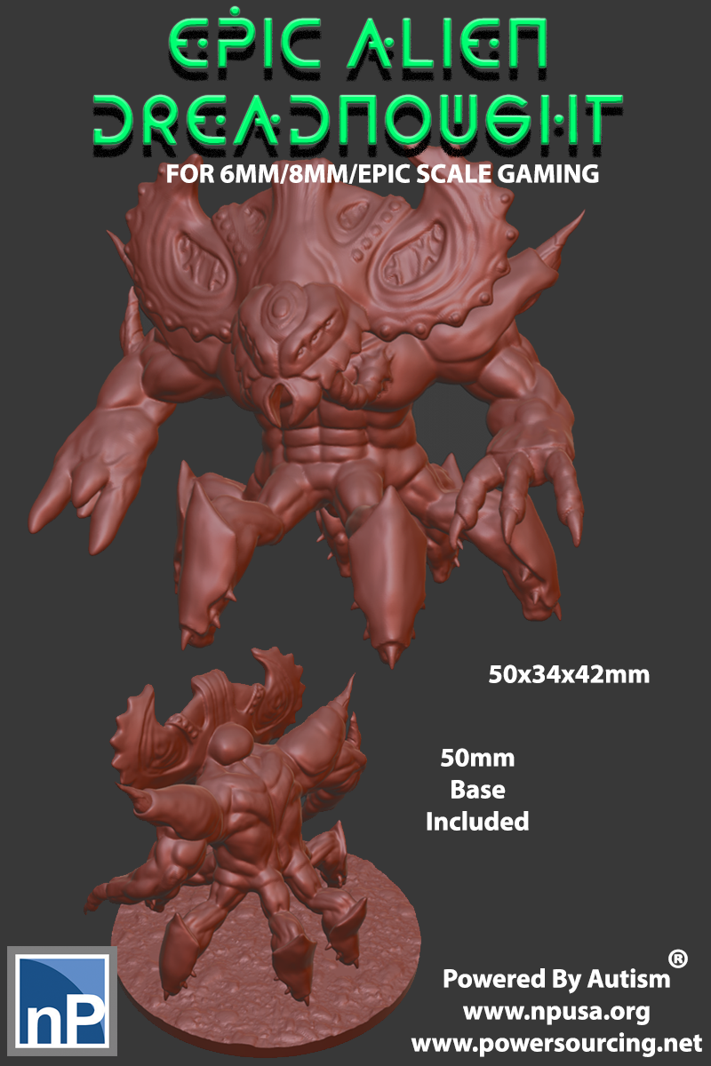 6mm/8mm Epic Alien Dreadnought - nonPareil | DriveThruRPG