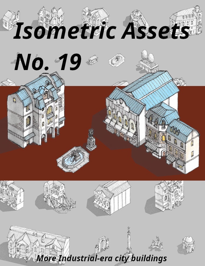 Isometric Assets No. 19, More Industrial-Era Buildings - Minish ...