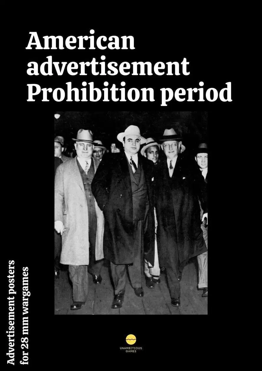American Advertisement - Prohibition period - Unambitious games ...