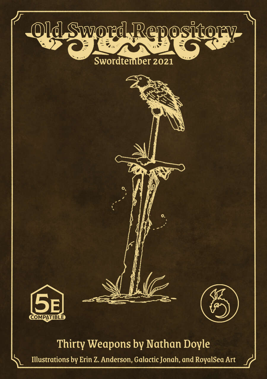 Old Sword Repository: Swordtember 2021 Cards - Attention Deficit and ...