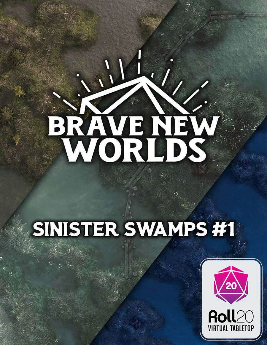 Sinister Swamps 1 (Roll 20) - Brave New Worlds | DriveThruRPG
