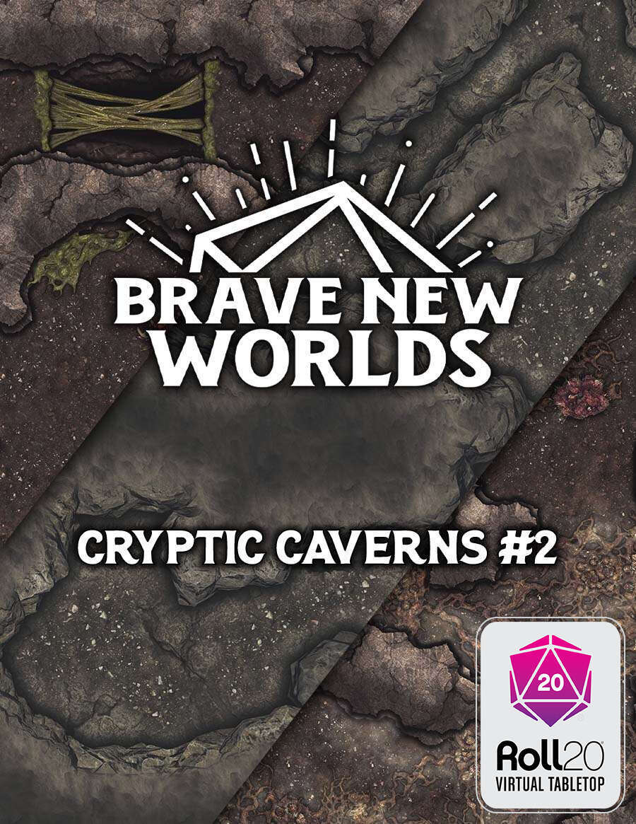 Cryptic Caverns 2 (Roll 20) - Brave New Worlds | DriveThruRPG