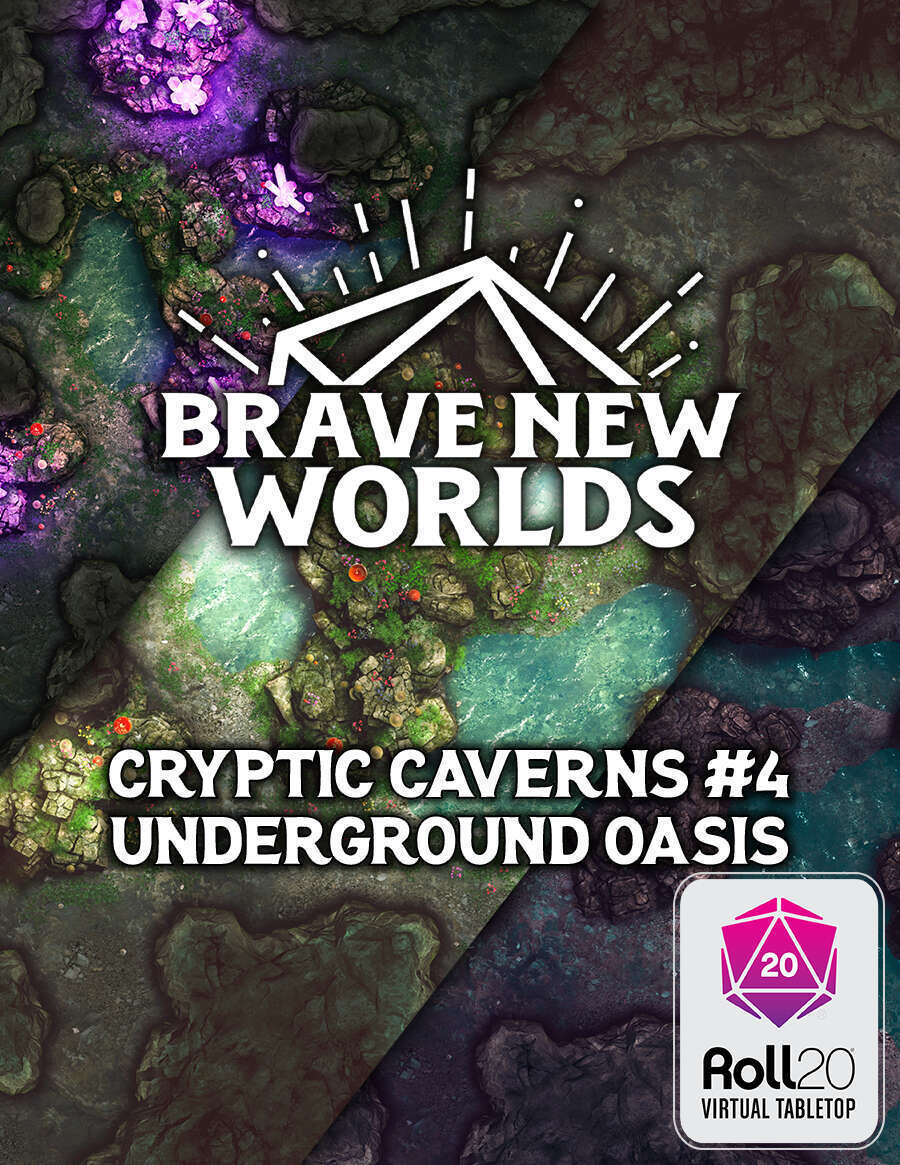 Cryptic Caverns 4 (Roll 20) - Brave New Worlds | DriveThruRPG