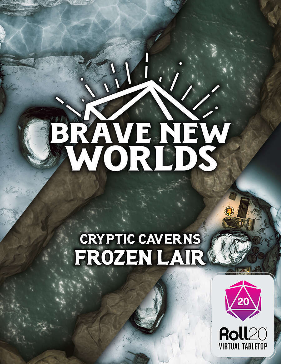 Cryptic Caverns: Frozen Lair (Roll 20) - Brave New Worlds | DriveThruRPG