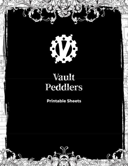 Vault Peddlers (Printable Sheets) - TGS Games | DriveThruRPG