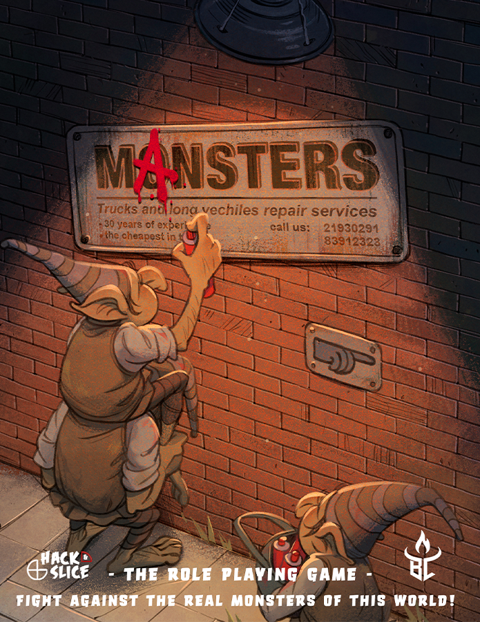 MANSTERS - The Roleplaying Game - Black Lantern | DriveThruRPG