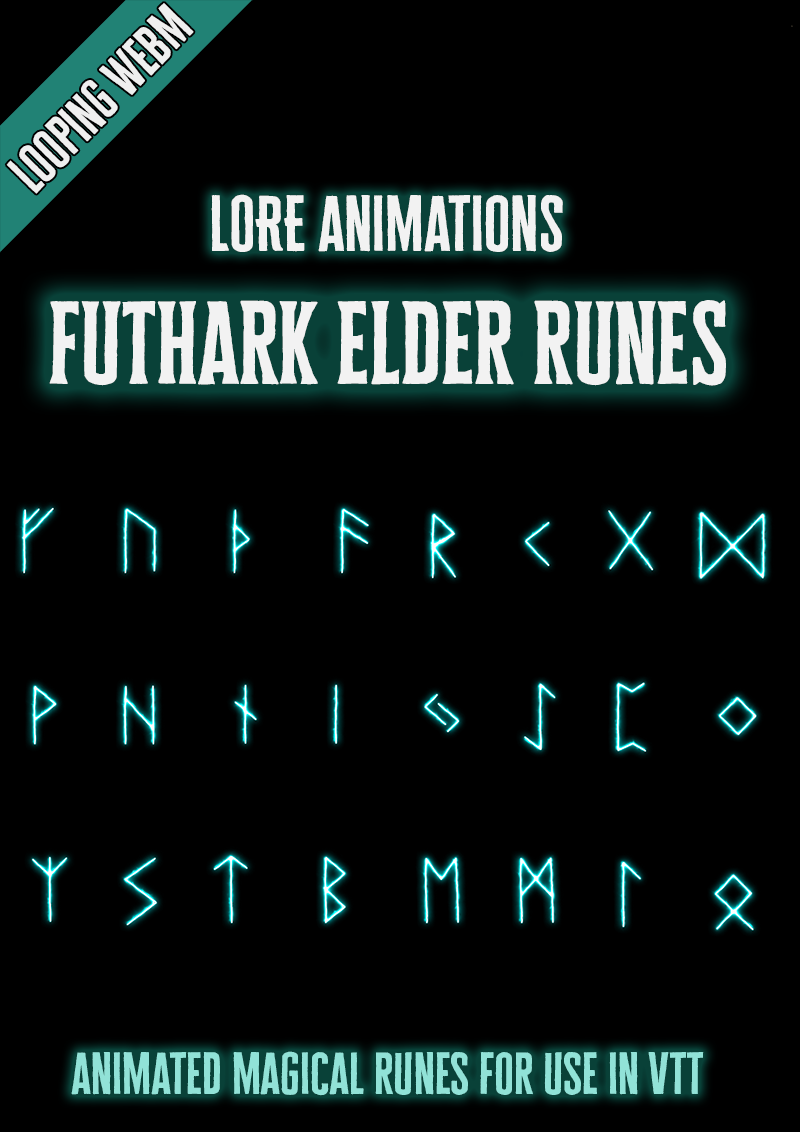 LORE: Animated Futhark Elder Runes - LORE | DriveThruRPG