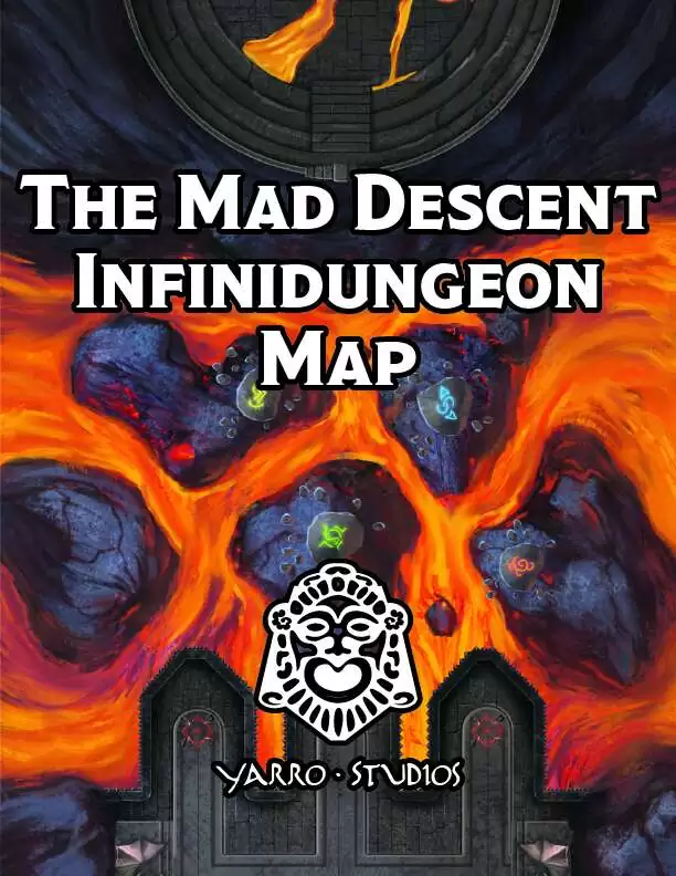 Infinidungeon Map: The Mad Descent - Yarro Studios, Inc. | DriveThruRPG