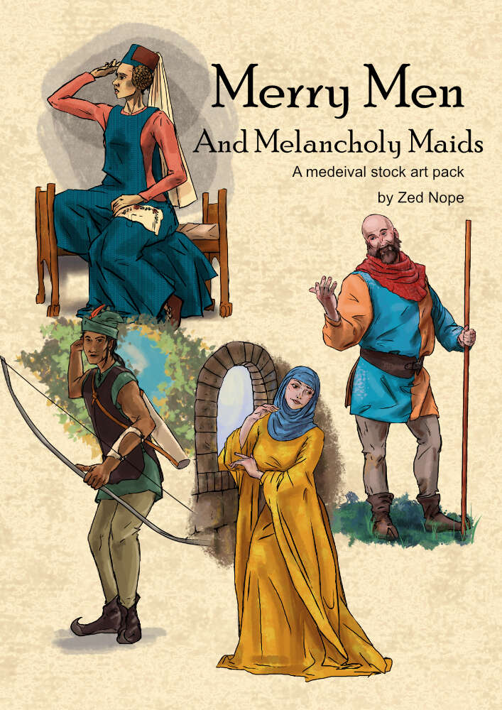 Merry Men and Melancholy Maids Stock Art - Zed Nope | DriveThruRPG