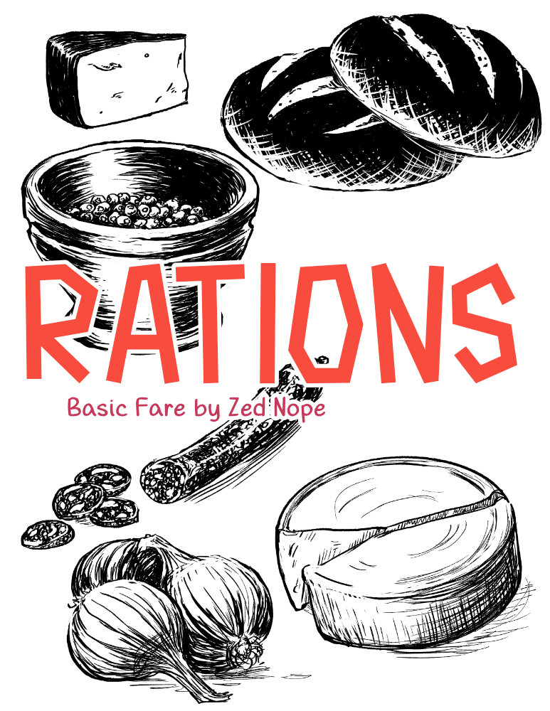Rations Spot Art - Zed Nope | DriveThruRPG