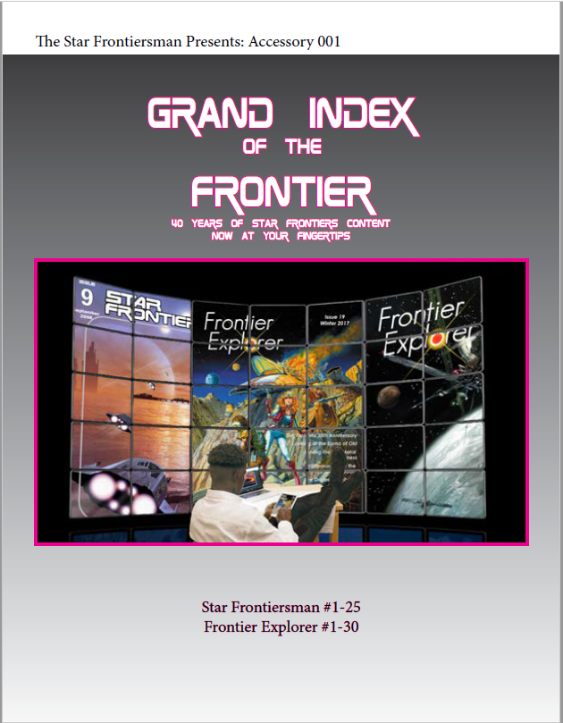 Grand Index of the Frontier - Frontier Games & Publishing | Frontier ...