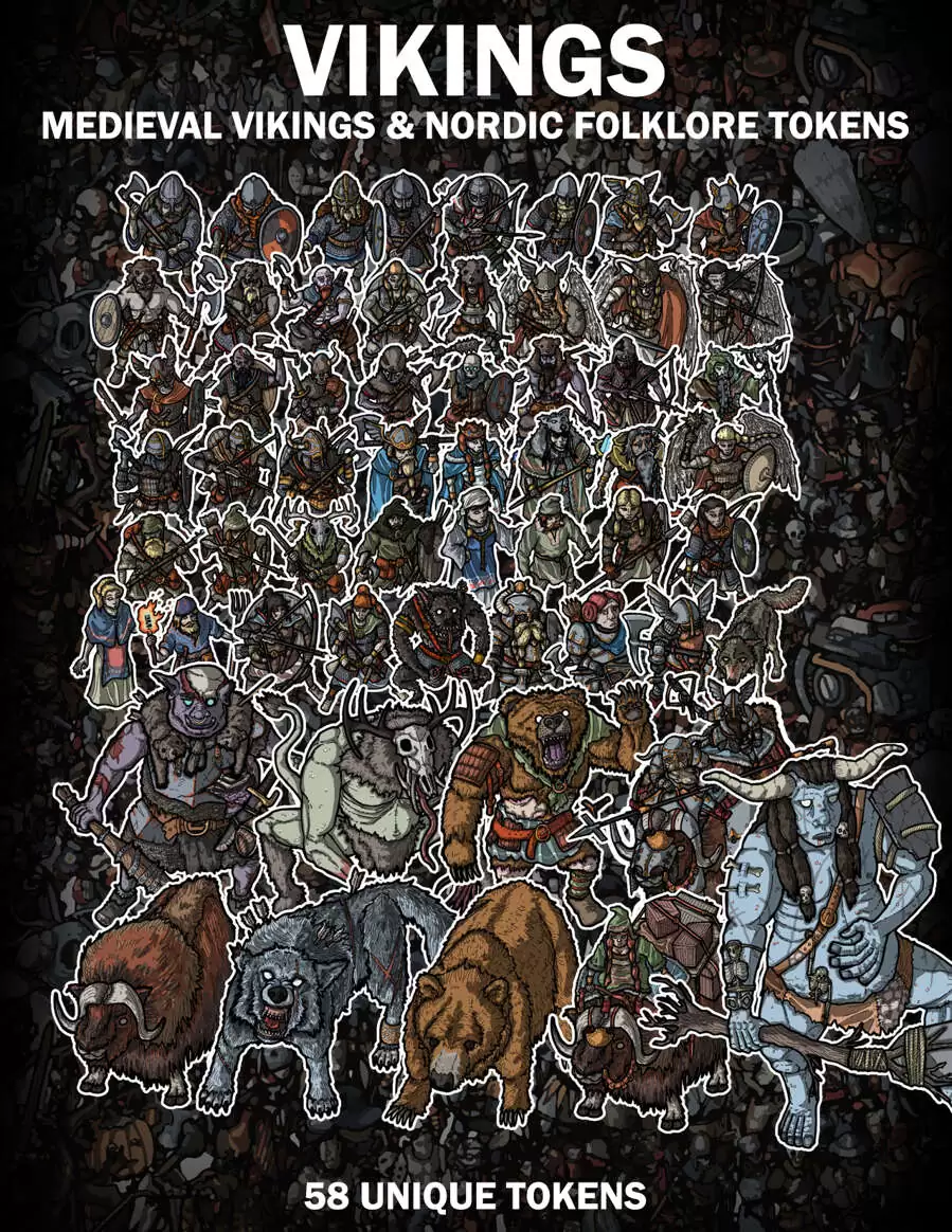 Vikings - Themed Token Set - Brian Wise | DriveThruRPG