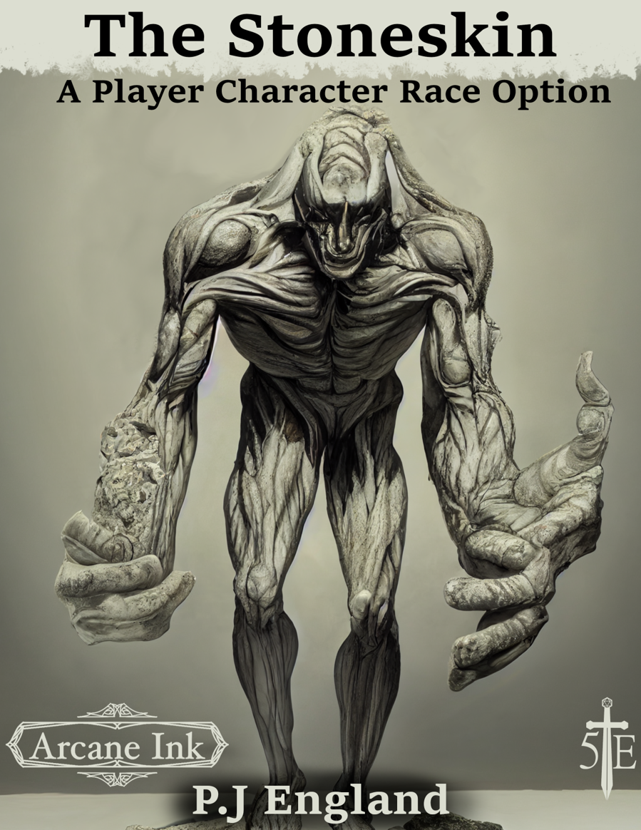 The Stoneskin - A player race option - P.J. England | DriveThruRPG